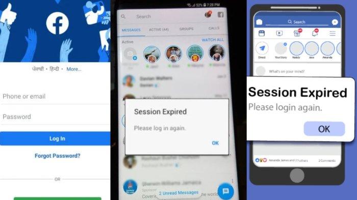 6 Cara Mengatasi Facebook Error Sesi Berakhir Silahkan Login Kembali, Down atau Tidak Dapat ...