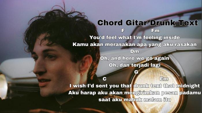 Chord Gitar Akustik Lagu Drunk Text-Hendry Moodie Sound Galau Viral ...