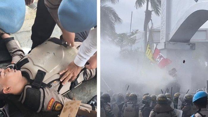 Ricuh Aksi Demo Indonesia Gelap di DPRD Provinsi Bengkulu, Mahasiswa ...