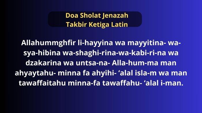 Doa Sholat Jenazah Takbir Kedua dan Ketiga, Sesuai dengan Anjuran ...