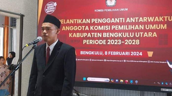 Ervan Gustian Resmi Jabat Komisioner KPU Bengkulu Utara, Gantikan Aris Silaswan - Tribunbengkulu.com