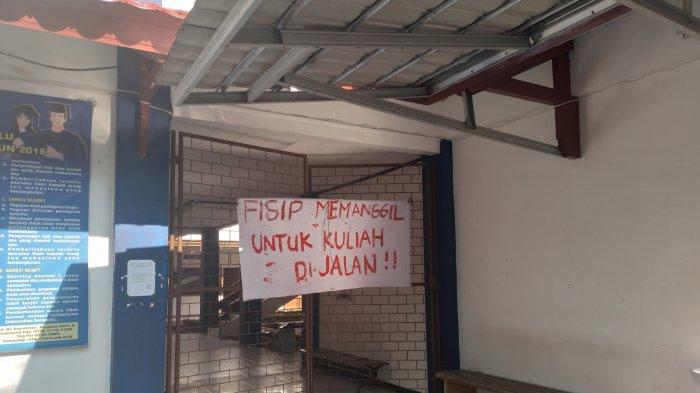 Tutup Gedung Kuliah, BEM FISIP UNIB Ajak Mahasiswa Turun ke Jalan Tolak Dinasti Jokowi ...