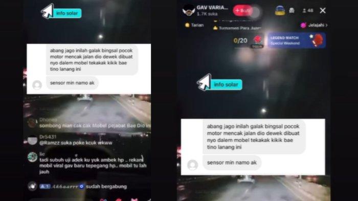 Heboh Pengendara Mobil di Palembang Ugal-ugalan Hingga Pakai Strobo Sambil Live TikTok - Halaman ...