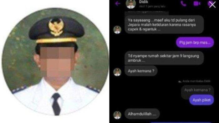 Kronologi Perselingkuhan Camat dan Istri Polisi di Pati, Isi Chat Mesrah Dibongkar Sang Anak ...