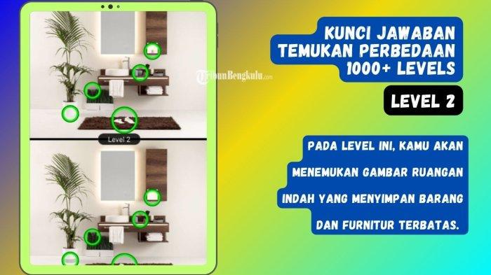 Kunci Jawaban Game Temukan Perbedaan 1000+ Levels Level 2 - Tribunbengkulu.com