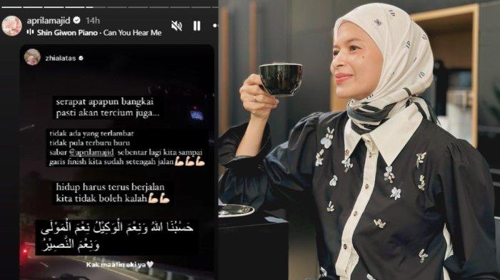 'Kita Tidak Boleh Kalah' Zhi Alatas Kepada Aprila Majid Setelah Terungkap Keberadaan Muchamad ...