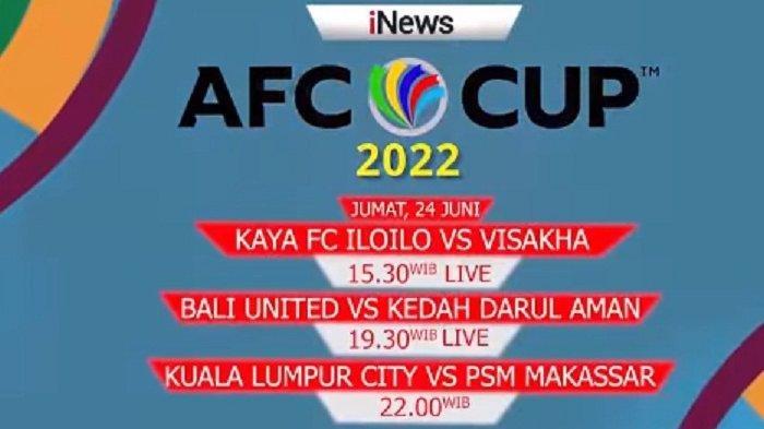 Jadwal Bola Hari Ini, Jumat 24 Juni 2022 Lanjutan Piala Presiden dan ...