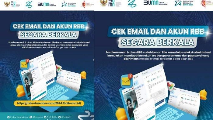 Cek Pengumuman Seleksi Administrasi BUMN 2024 Lengkap dengan Detail Tahapan RBB - Tribunbengkulu.com