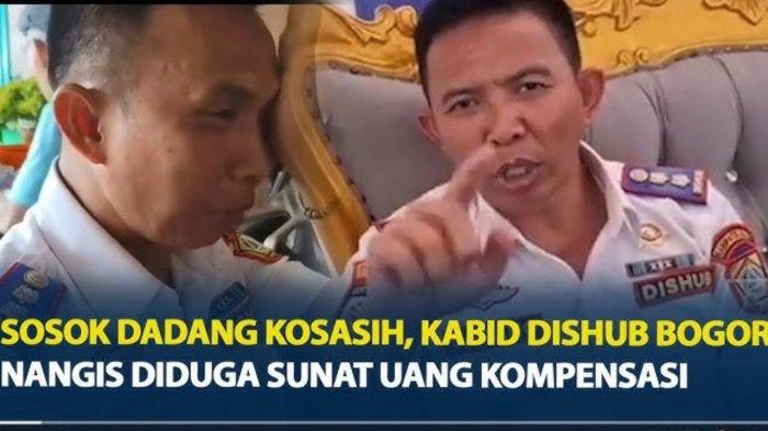 Sosok Dadang, Kabid Dishub Bogor Menangis Terseret Dugaan Sunat ...