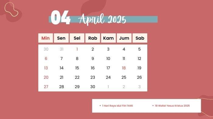Kalender 2025: 12 April 2025 Memperingati Hari Apa? Unik Ada Peringatan Hari Bawa Bekal Nasional ...