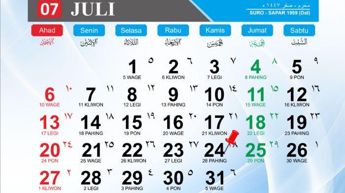 Kalender 2025: Ada Peringatan Hari Batik Nasional di Tanggal 24 Juli ...