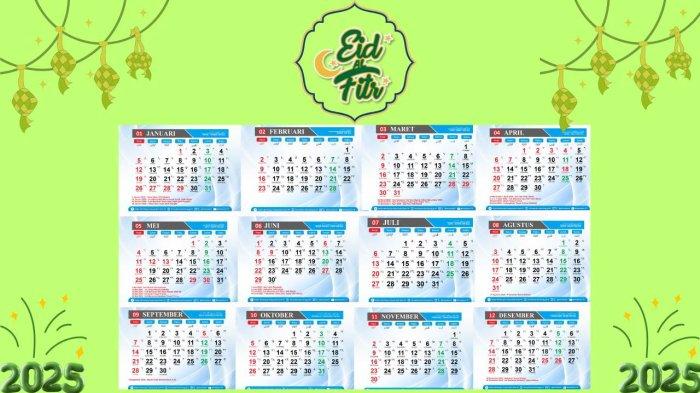 Kalender 2025: Idul Fitri Tanggal Berapa, Versi Muhammadiyah dan ...