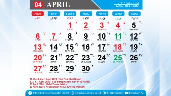 Kalender 2025: Jadwal Pencairan THR PNS, Pensiunan, Gaji 13 & 14 Tahun 2025, Cek Besarannya di ...