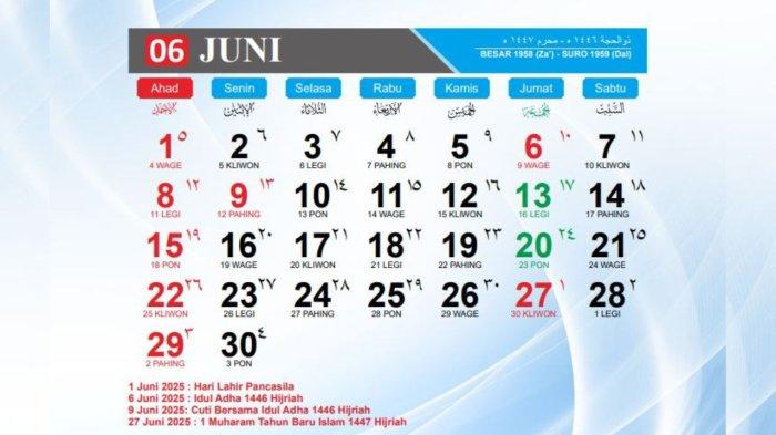 Kalender 2025 : Lengkap dengan Hari Libur Nasional dan Cuti Bersama ... Kalender 2025 : Lengkap dengan Hari Libur Nasional dan Cuti Bersama ...