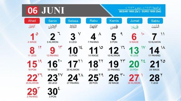 Jadwal Libur Sekolah Semester Genap 2025 Seluruh Provinsi, Cek Kalender Juni 2025 - Halaman all ...