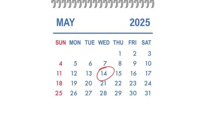 Kalender Mei 2025: Tanggal 14 Mei Peringati Hari Apa Saja? Ada Hari ...