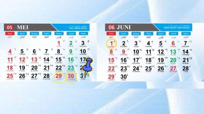 Tanggal 29, 30, 31 Mei Libur Apa? Ini Daftar Tanggal Merah Mei-Juni, Siap-Siap Libur Panjang ...