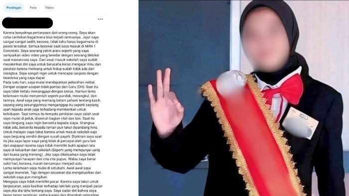 Dinas PPA Gorontalo Buka Suara Soal Klarifikasi Siswi Video Syur dengan Guru Viral di Media ...