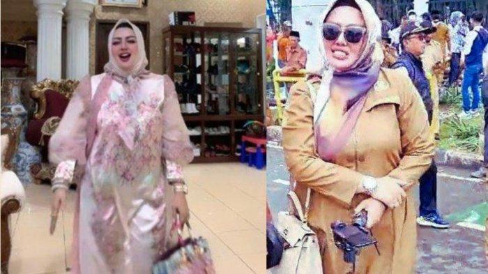 Tas Mewah Bu Kades Wiwin Komalasari yang Tampil Glamor saat Ikut Demo ...