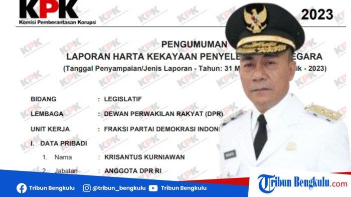 Rekam Jejak-Kekayaan Krisantus Kurniawan Wakil Gubernur Kalimantan ...