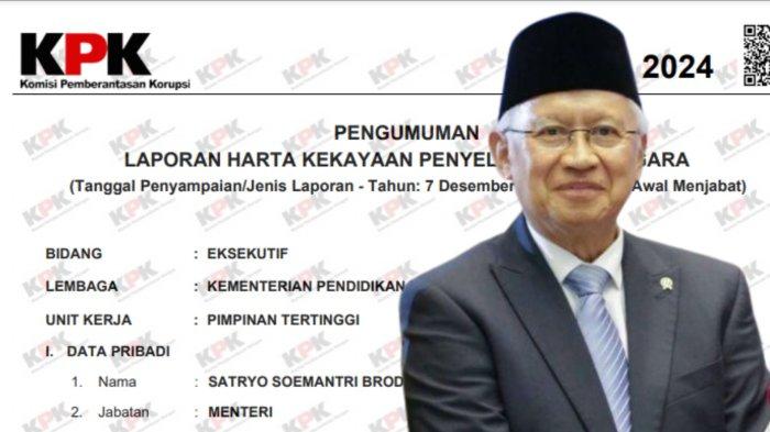 Segini Kekayaan Menteri Satryo Brodjonegoro Viral Didemo ASN Dengan ...