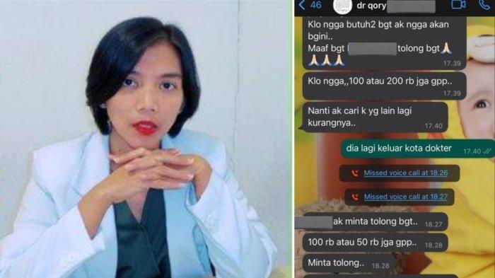Dokter Qory Asal Bogor Dikabarkan Menghilang, Beredar Chat Pilu Pinjam ...