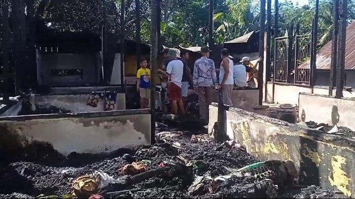 Penyebab Kebakaran Rumah Warga di Bengkulu Utara, Diduga Korsleting Listrik - Tribunbengkulu.com