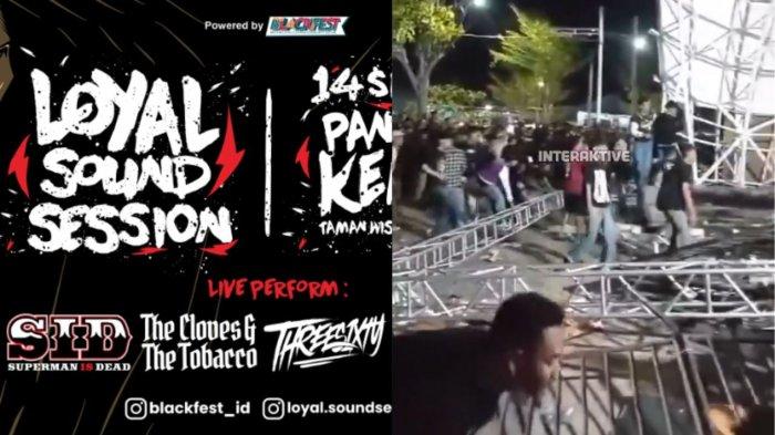 Konser Superman is Dead di Pekalongan Ricuh, Banyak Penonton Ingin ...