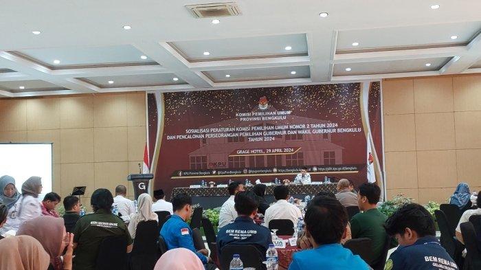 Pencalonan Perorangan Pilgub Bengkulu 2024, KPU Sosialisasikan PKPU Nomor 2 Tahun 2024 ...