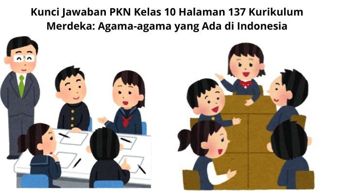 Kunci Jawaban PKN Kelas 10 Halaman 137 Kurikulum Merdeka: Agama-agama yang Ada di Indonesia ...