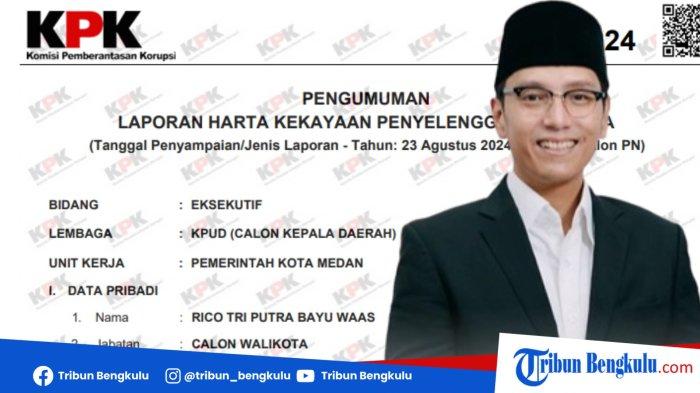 Rekam Jejak dan Harta Kekayaan Rico Waas Wali Kota Medan Dilantik Prabowo 20 Februari 2025 ...