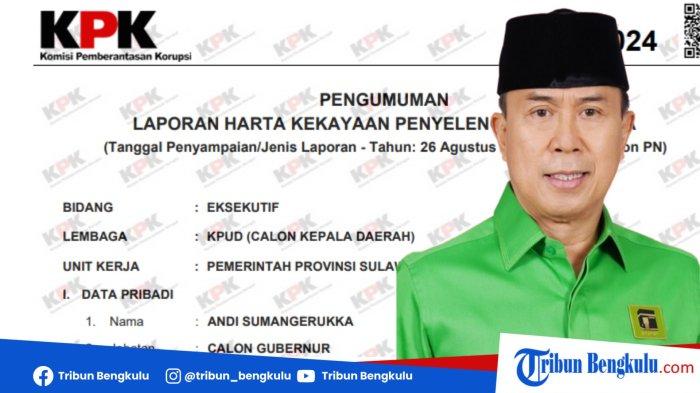 Rekam Jejak-Kekayaan Andi Sumangerukka Gubernur Sulawesi Tenggara Dilantik Prabowo 20 Februari ...