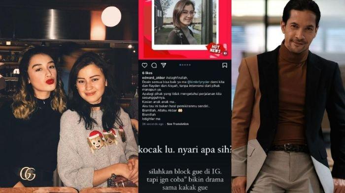 'Lu Nyari Apa Sih' Adik Kimberly Ryder Pasang Badan Bela Sang Kakak Usai Gugat Cerai Edward ...