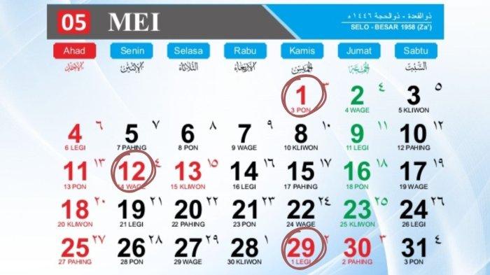 Kalender 2025: Peringatan Kenaikan Isa Almasih Kapan? Ternyata Ada Libur 3 Hari Berturut-turut ...