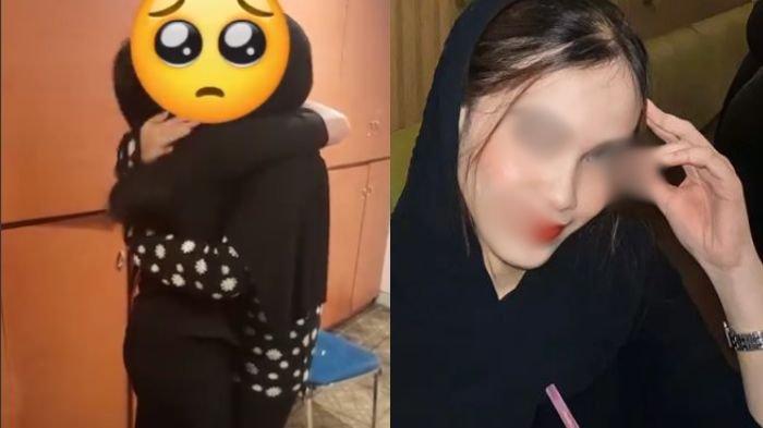 Momen Haru Aprila Majid Peluk Wanita Diduga Selingkuhan Suaminya ...