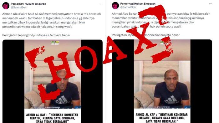 Muncul Klarifikasi Wasit Ahmed Al Kaf yang Memimpin Pertandingan ...