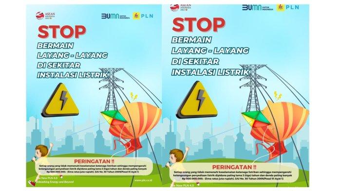 Stop Bermain Layang-Layang di Sekitar Instalasi Listrik ...