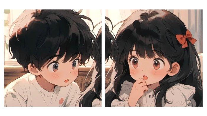 PP Couple Chibi 2024 dengan Tampilan Imut dan Gemoy, Cocok Untuk ...