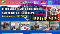 Cara dan Tahapan Mendaftar PPDB SMA 2023, di SMKN 4 Kepahiang, Ada Jurusan DKV dan Audio Video ...