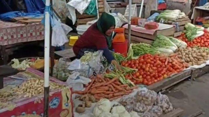 Aktivitas Jual Beli di Pasar Panorama Bengkulu Mulai Normal - Tribunbengkulu.com