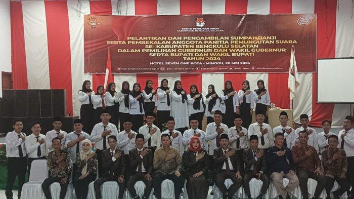447 PPS di Bengkulu Selatan Usai Dilantik Langsung Bekerja, Komisioner KPU Ingatkan Hal Ini ...