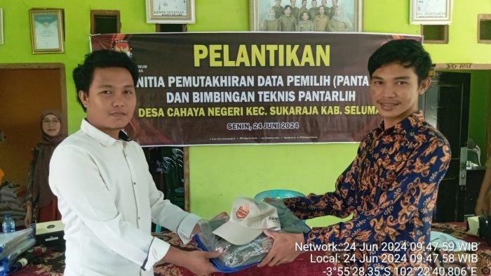 581 Pantarlih di Seluma Siap Bertugas, Dideadline Sebulan Tuntaskan Coklit Calon Pemilih ...