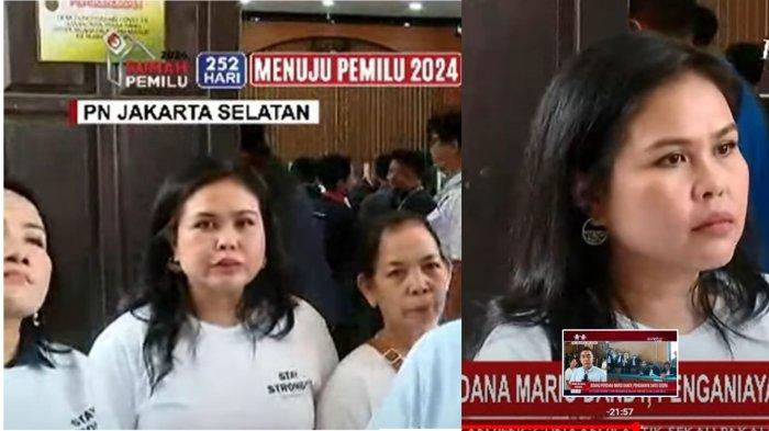 Pendukung Shane Lukas Kompak Kenakan Kaos Putih Bertuliskan 'Stay ...