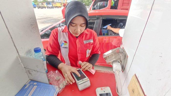 Pengisian BBM Subsidi di SPBU Kepahiang Bengkulu Wajib Lewat Aplikasi MyPertamina ...
