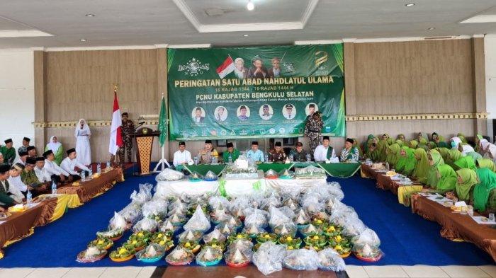 Meriahkan 1 Abad NU 2023, Warga Nahdliyin Bengkulu Selatan Gelar Istighosah dan Potong 100 ...