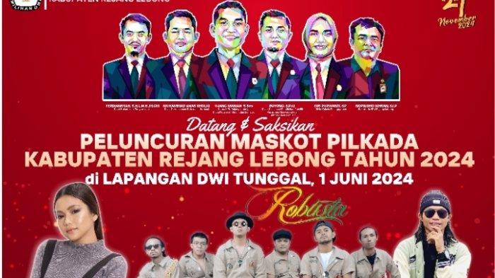 KPU Rejang Lebong Luncurkan Maskot Pilkada 2024 di Hari Lahir Pancasila - Tribunbengkulu.com