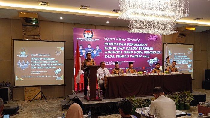 35 Anggota DPRD Kota Bengkulu Terpilih Periode 2024-2029 Sah Ditetapkan KPU - Tribunbengkulu.com