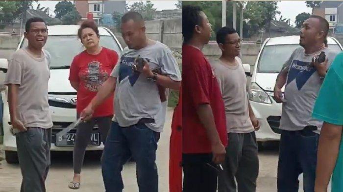 Pria Berpakaian Preman Ancam Warga Gunung Sindur Bogor dengan Golok Setelah Tolak Pembangunan ...