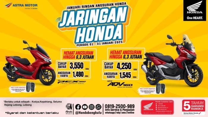 Promo Jaringan Honda, Hemat Angsuran hingga Rp 6,3 Jutaan untuk ...