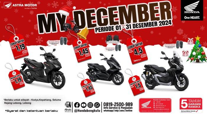 Promo My Desember Honda, Dapatkan Potongan Spesial Untuk Pembelian dan ...